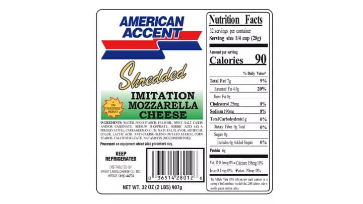 Great Lakes Cheese Announces Recall Of American Accent Shredded ...